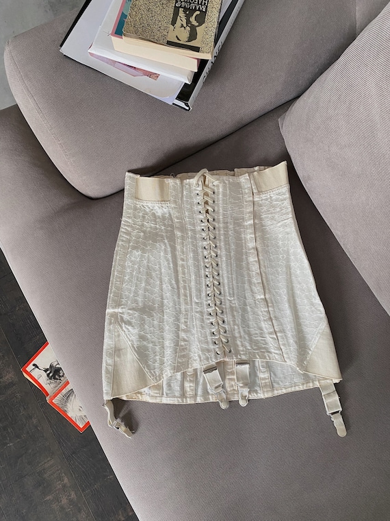 1940s jacquard girdle - Gem
