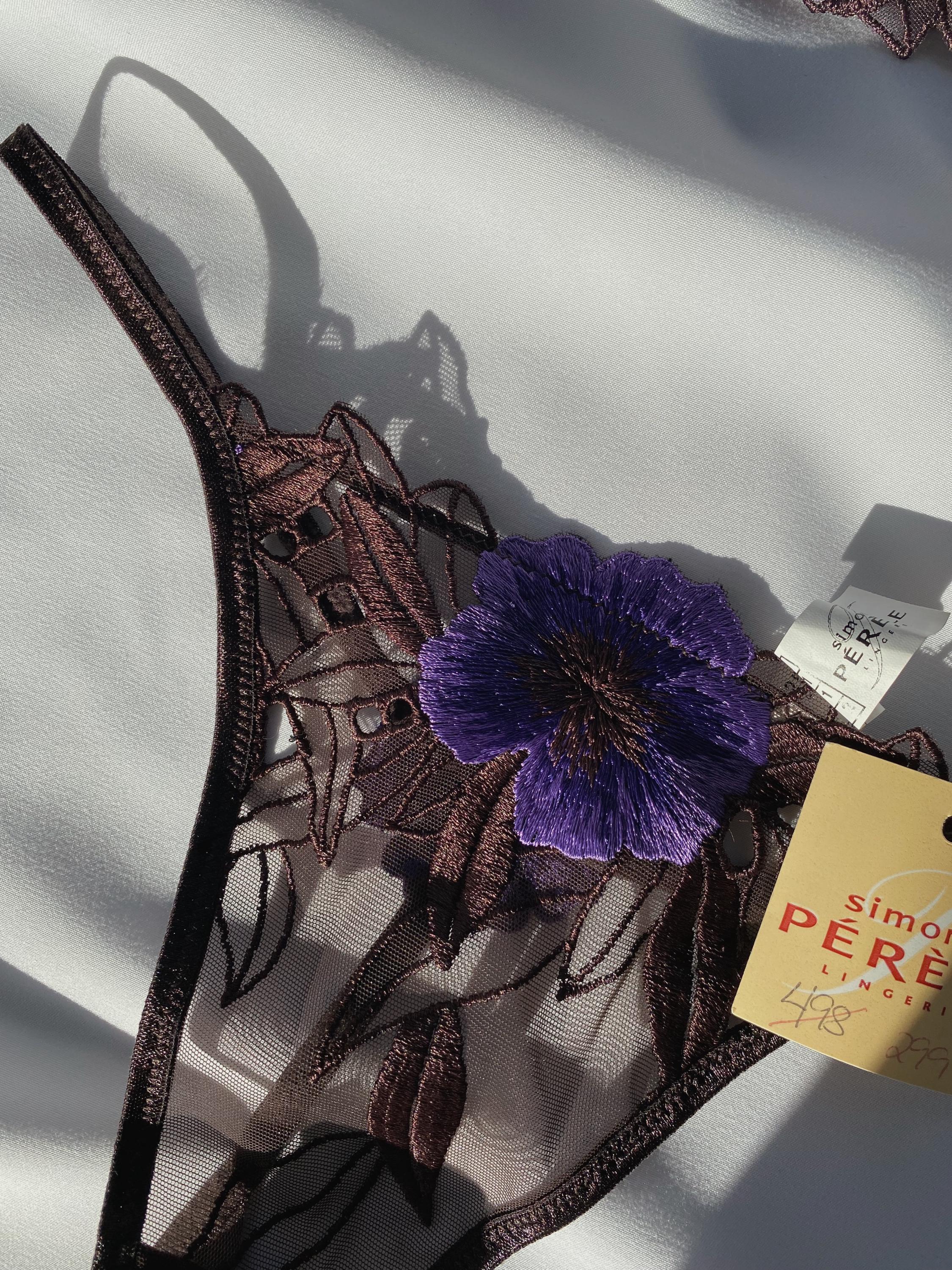 1990s Vintage Rare SIMONE PERELE Deadstock Lingerie Set 70D S, 90s ...