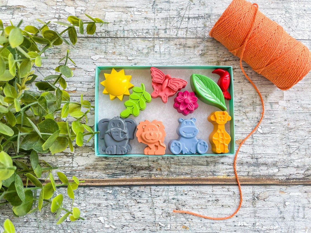 Safari Animal Crayons Zoo Animals Gifts for Children Jungle Animals ...