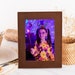 Unique Brown Velvet Photo Frame Custom Velvet Fabric Picture Frame Wall ...