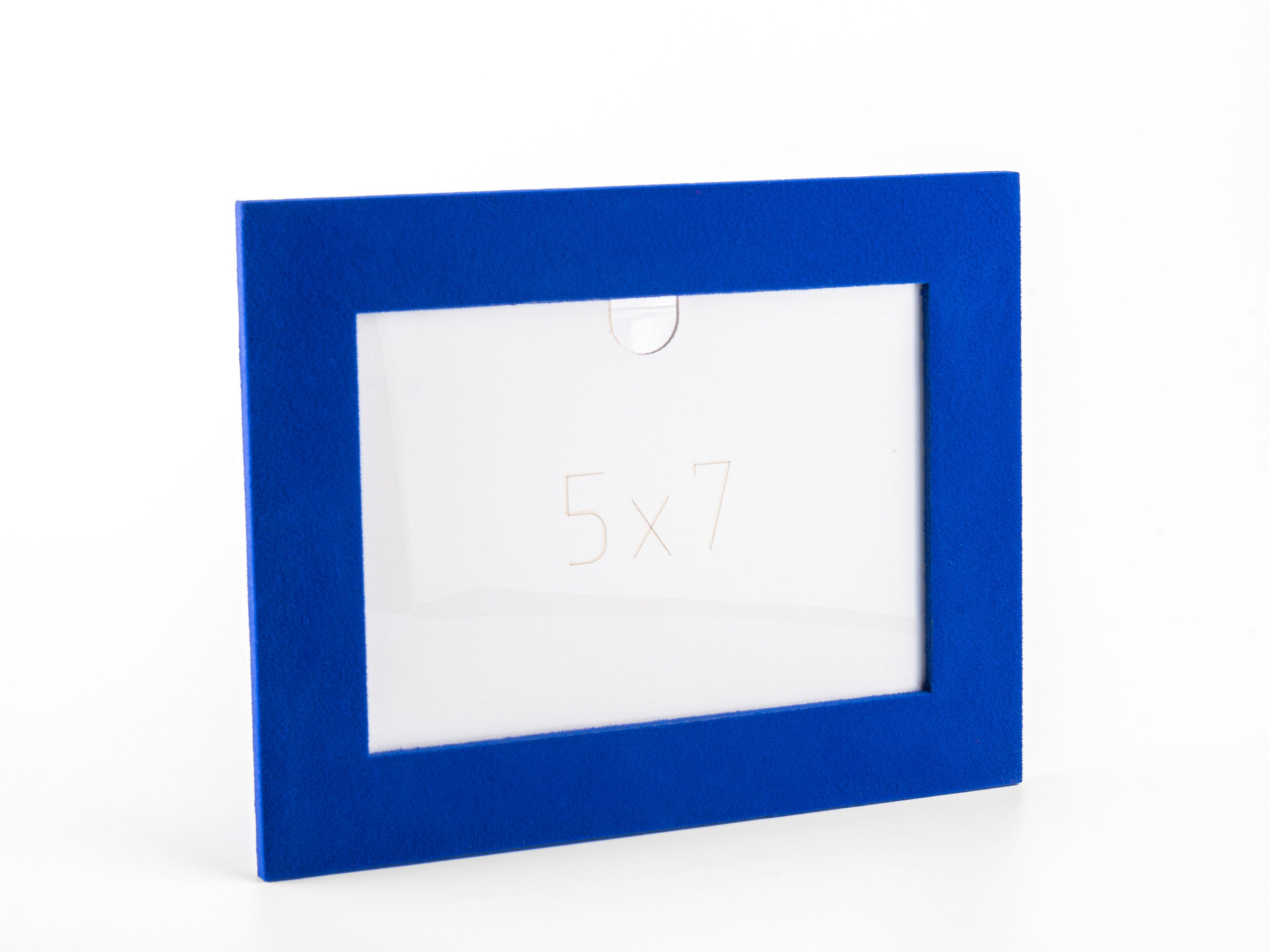 One of a Kind Blue Velvet Photo Frame Custom Velvet Fabric Picture ...