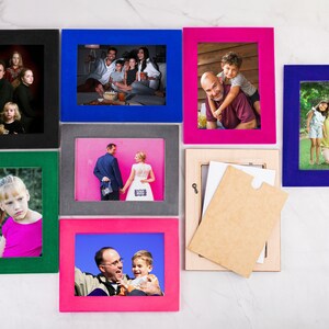 Unique Brown Velvet Photo Frame Custom Velvet Fabric Picture Frame Wall ...