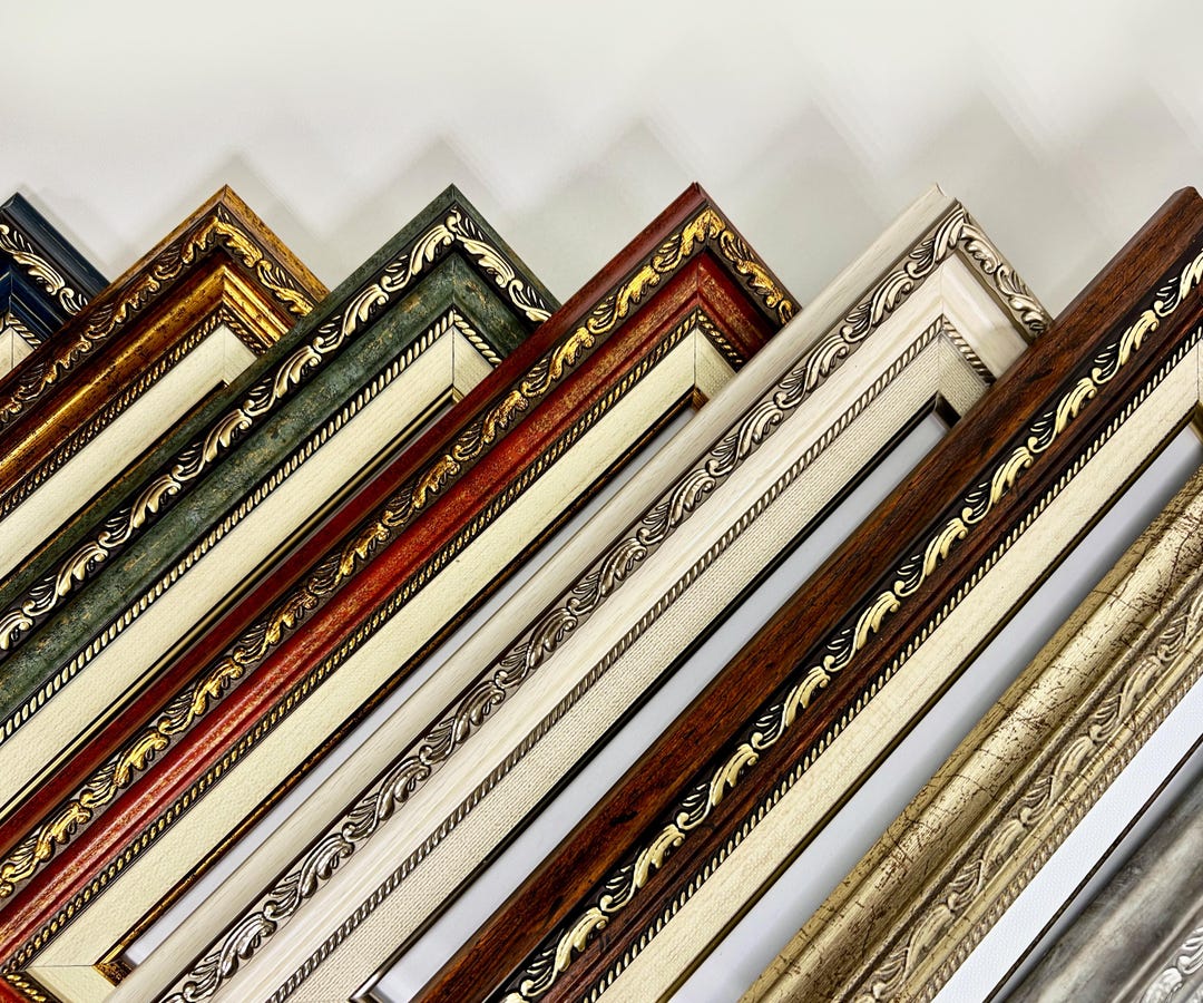 Gold Baroque Vintage Frames– Victorian Decor for Wall Art, Shabby Chic ...