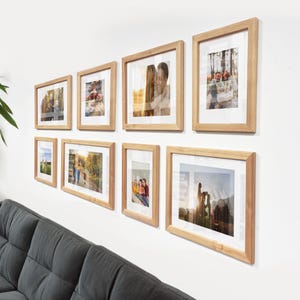 Custom Photo Collage Wooden Picture Frame Set Constructor Home Decor ...