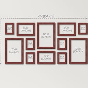 Custom Photo Frame Collage Wall Mounted Wood Picture Frame Set New Home ...