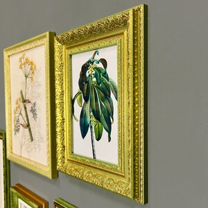 Vintage Picture Frame Set - Wooden & Gold Frames for Gallery Wall Display, Custom Home Decor ...