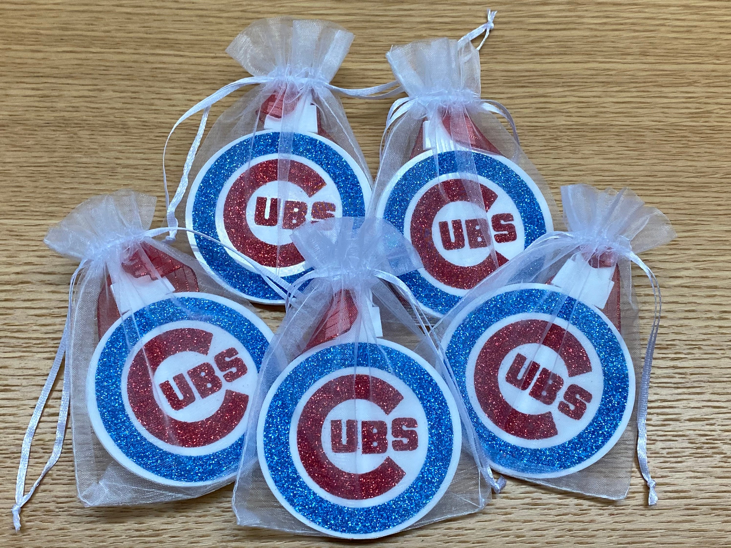 Chicago Cubs Ornament, Cubbies Baseball - Etsy