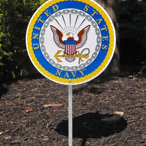 Navy Aluminum Yard Sign - Etsy