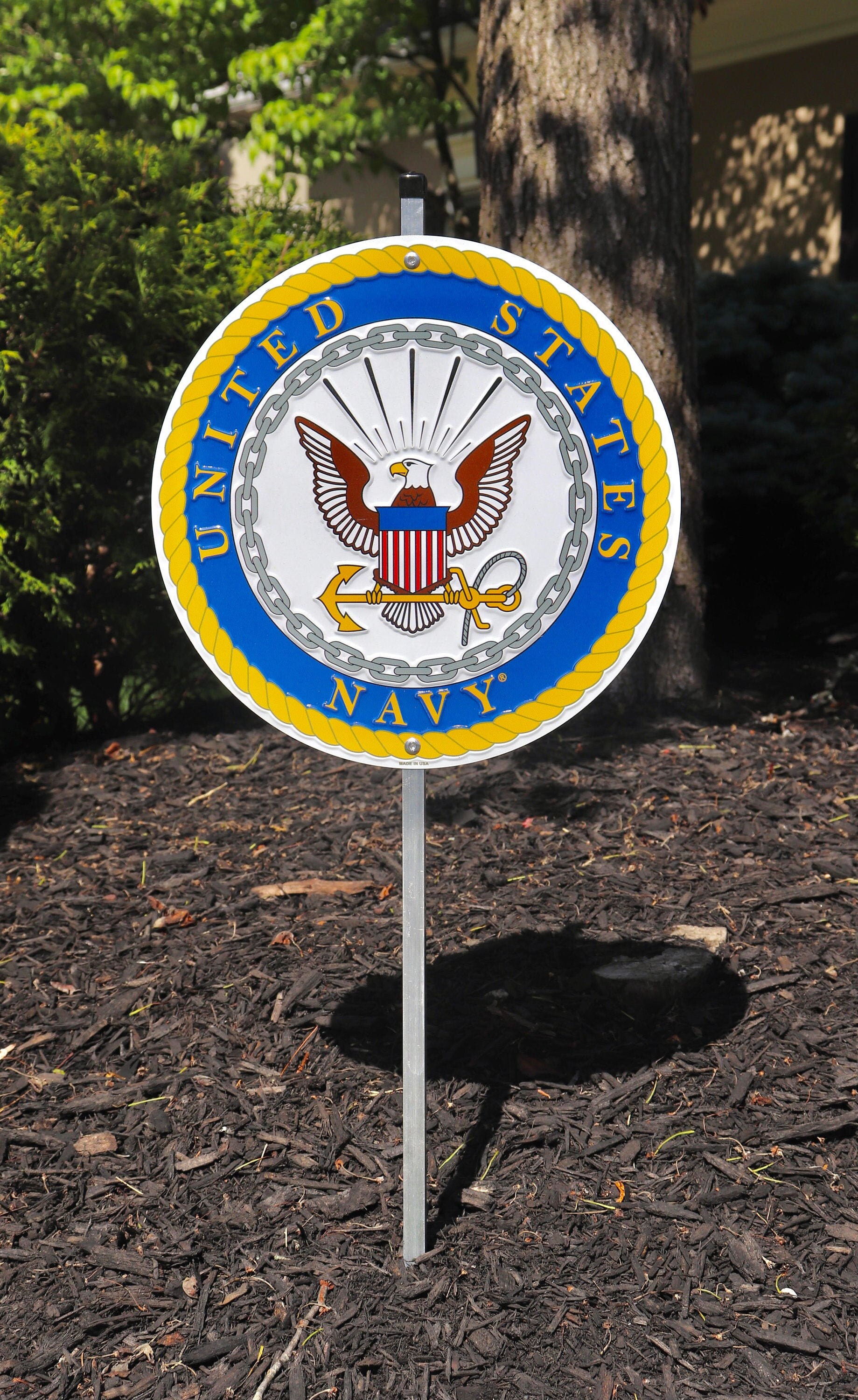 Navy Aluminum Yard Sign - Etsy