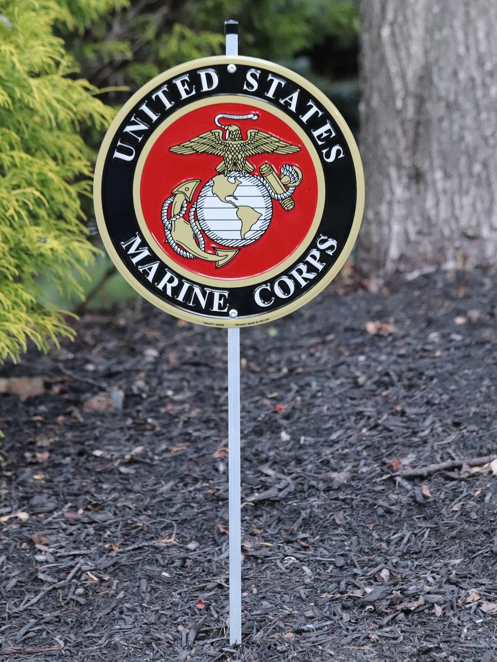 Marine Corps Aluminum Yard Sign - Etsy