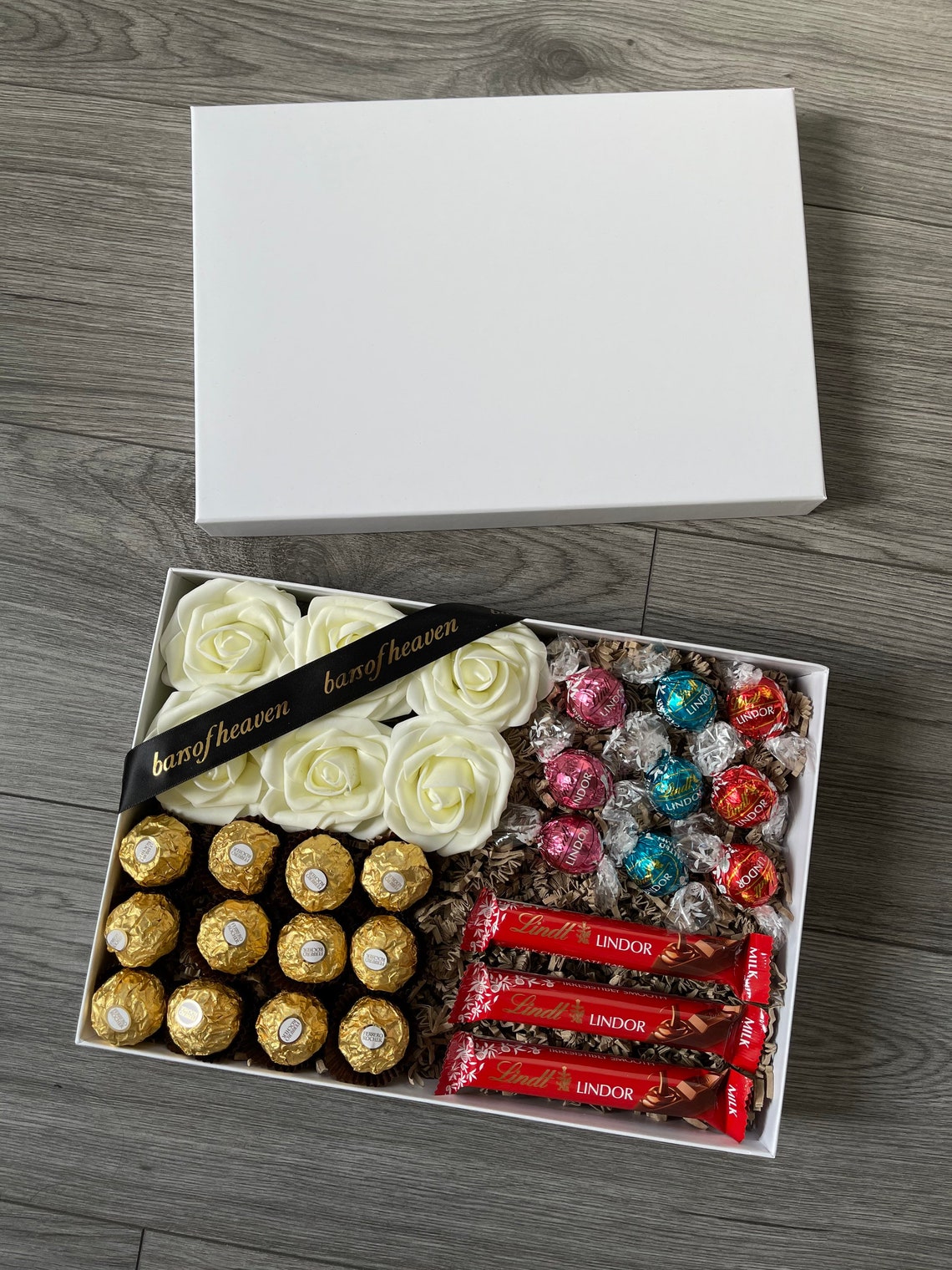 Luxury Chocolate & Rose Box Gift Wedding Hamper Home Decor - Etsy