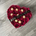 Premium Chocolate & Love Heart Rose Box Gift Flower Box, Rose Box ...