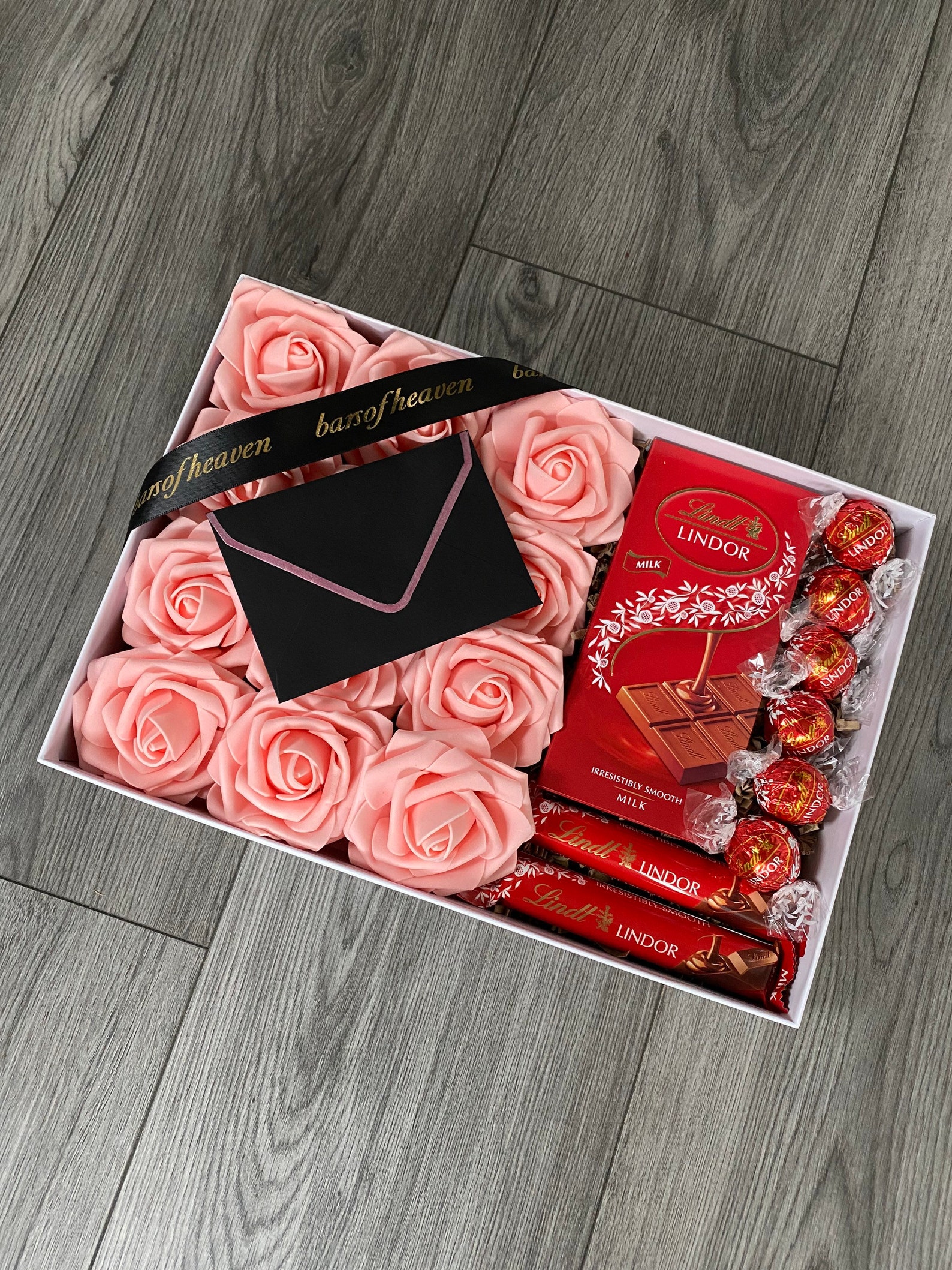 Luxury Lindor & Rose Box Gift Hatbox Home Decor Flower | Etsy