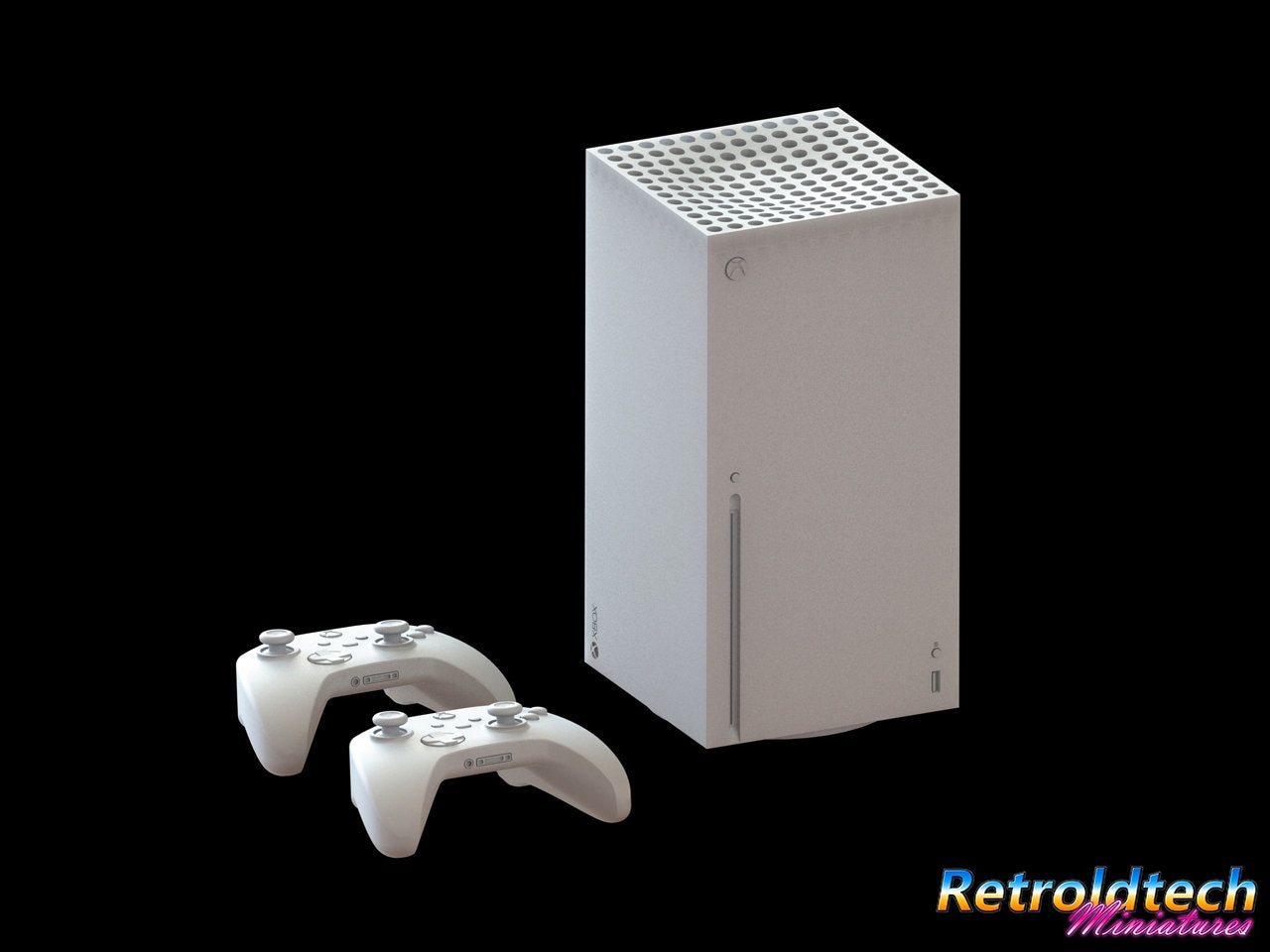 Miniature Microsoft XBOX Series X 3D Printed Unfinished | Etsy