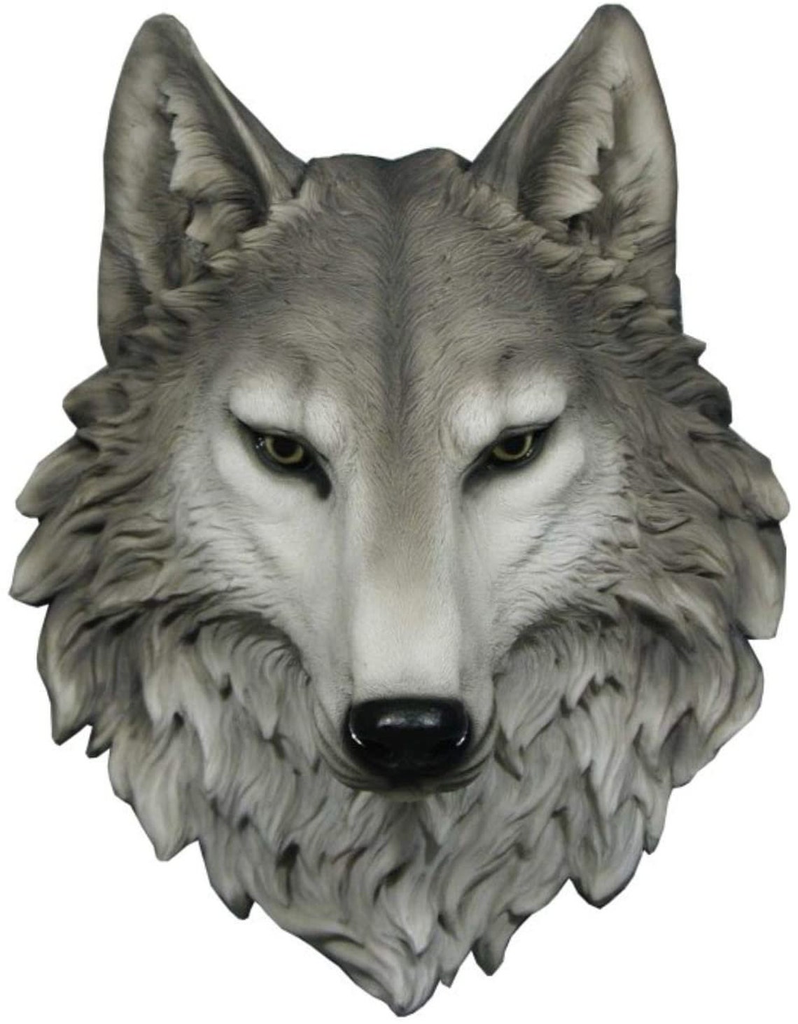 Remus Gray Wolf Head Wall Mount Faux Taxidermy Bust 16 | Etsy