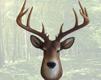 Faux Deer Head - Etsy