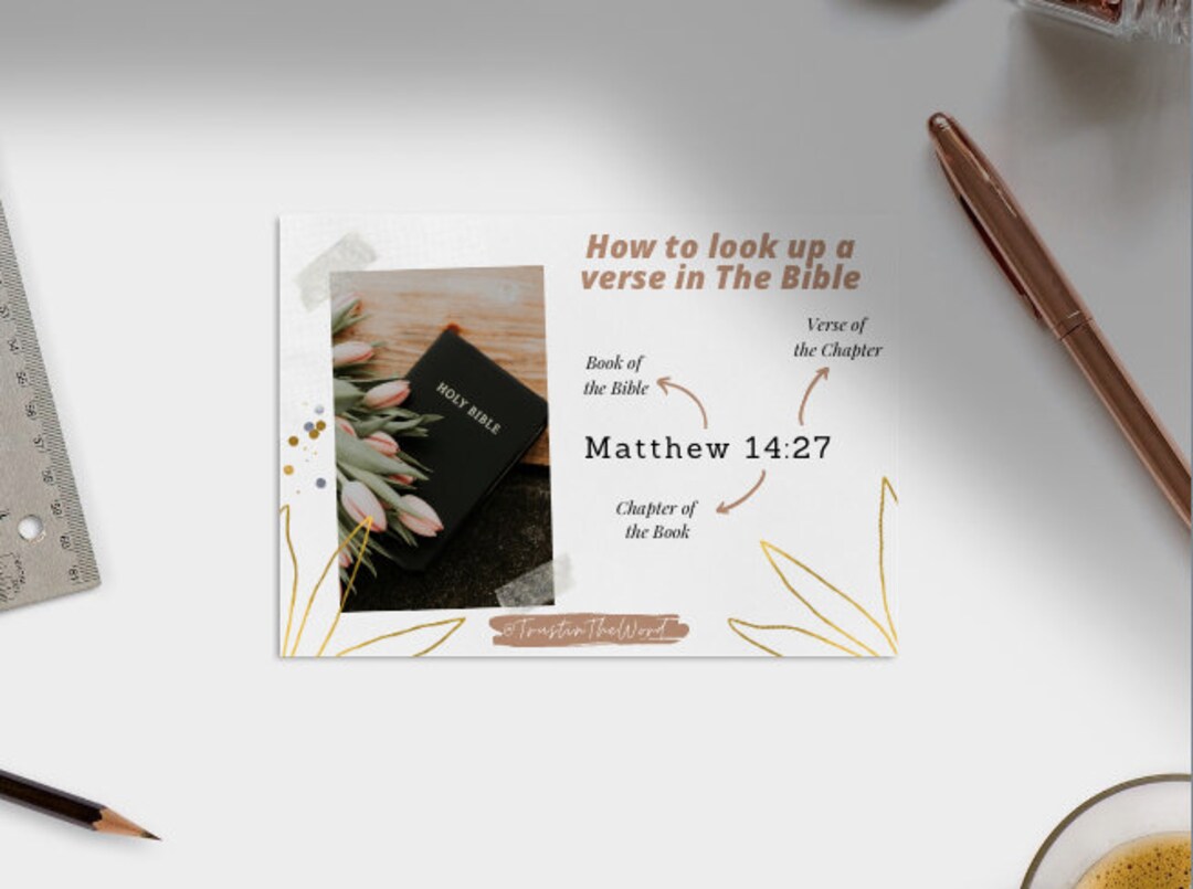 How to Read the Bible - How to Look up a Verse in the Bible ...