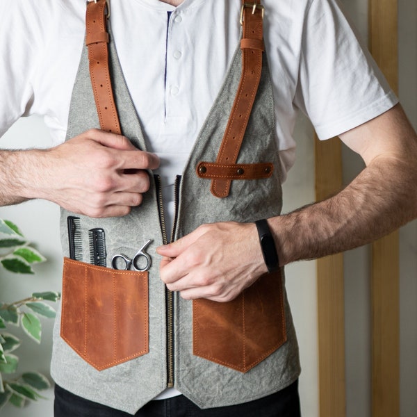 Barber Apron - Etsy