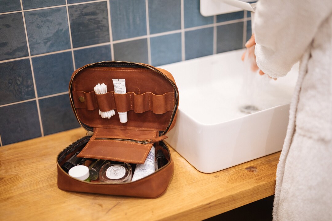 Dopp Kit Women, Mens Dopp Kit, Dopp Kit for Men Leather, Leather Dopp ...
