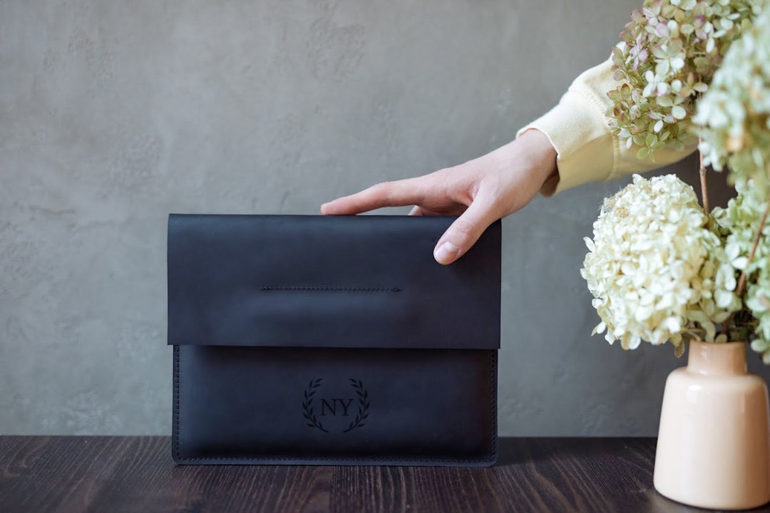 Microsoft Surface Pro Black Leather Case, Surface Sleeve, Surface ...