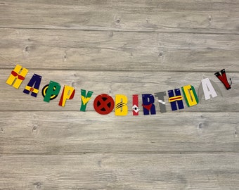 X Men Birthday Decorations - Etsy