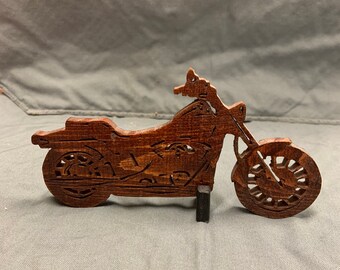 Motorcycle Scroll Saw Artwork - Etsy
