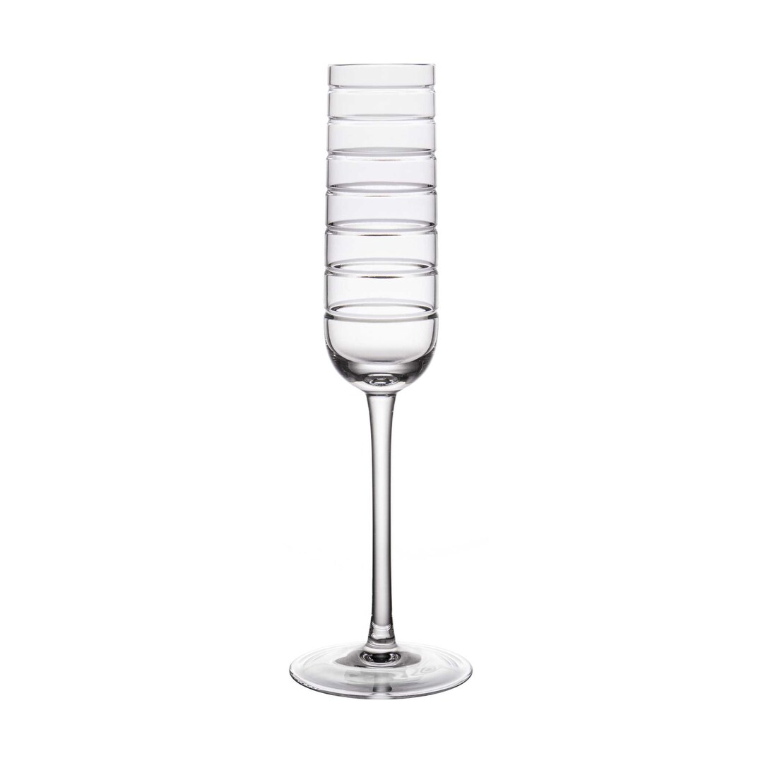 Ajka Crystal - Renella Champagne Flute - Etsy