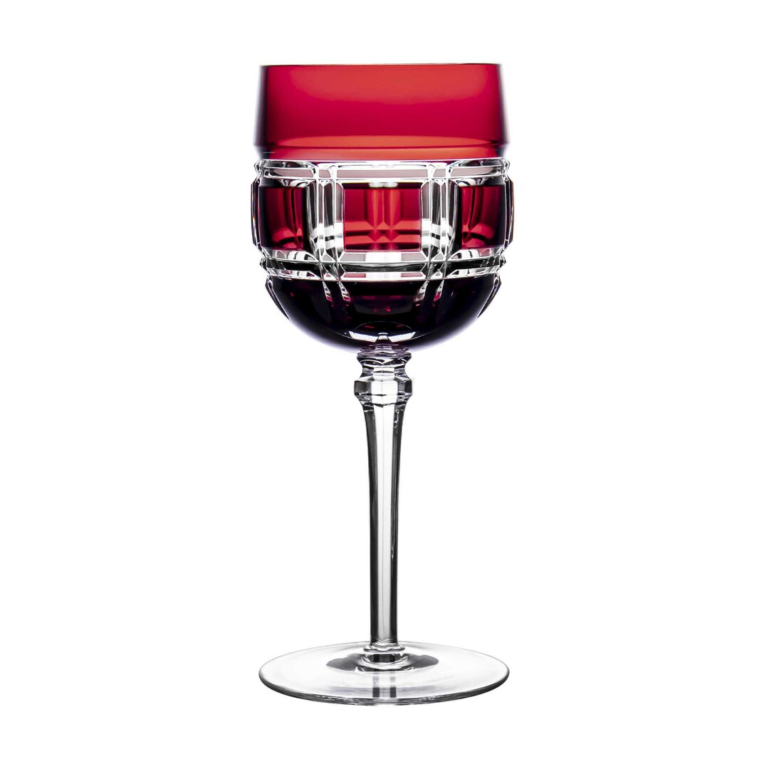 Ralph Lauren - Greenwich Ruby Red Large Wine Glass 12.8 Oz - Etsy