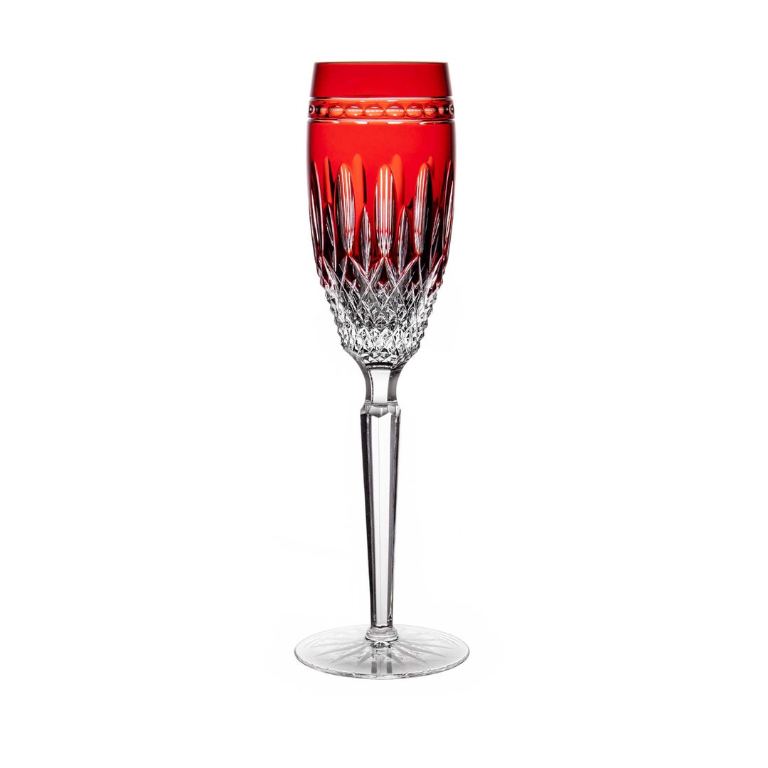 Waterford - Clarendon Ruby Red Champagne Flute - Etsy