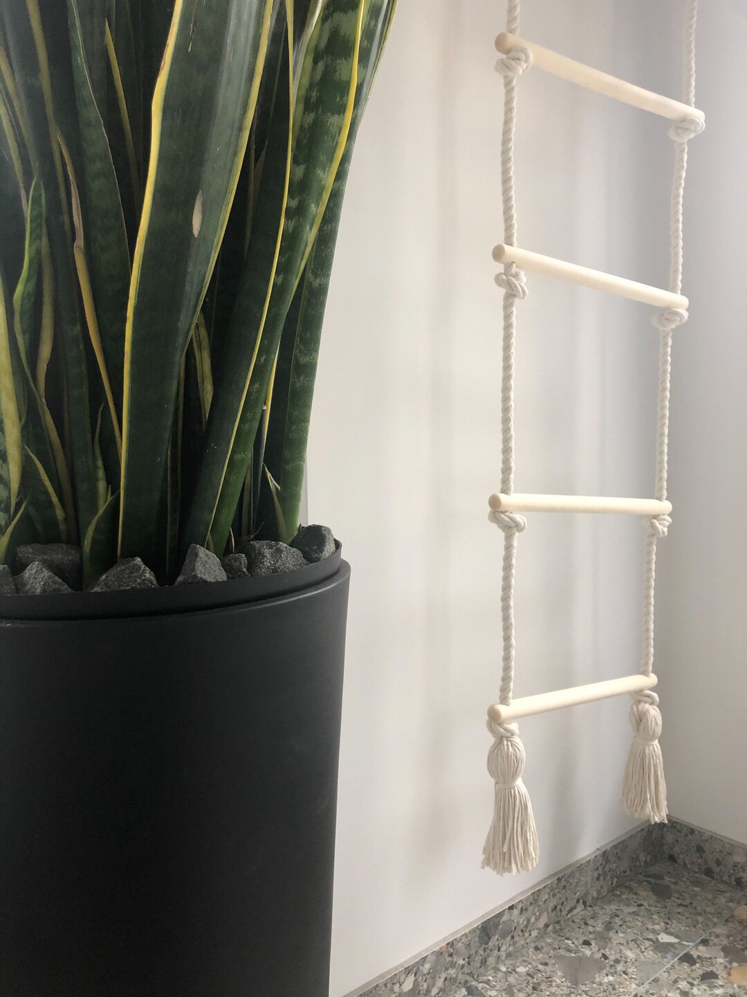 Montessori Climbing Ladder, Kids Indoor/outdoor Activity, Rope Ladder ...