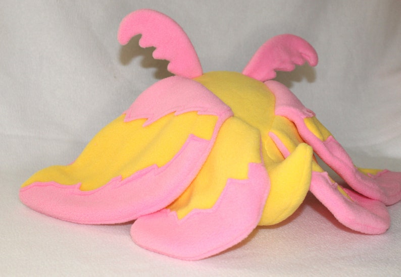 Rosy Maple Moth Plush - Ready to Ship! - Moth Plushie - Pastel Goth ...