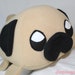 Pug Plushie - Ready to Ship! - Pug Stuffed Animal - Gifts for Pug ...