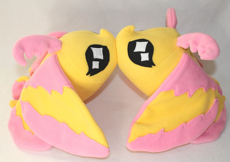 Rosy Maple Moth Plush - Ready to Ship! - Moth Plushie - Pastel Goth ...