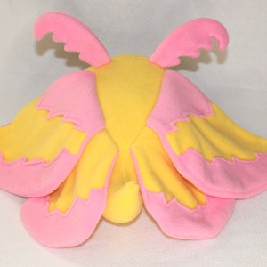 Rosy Maple Moth Plush - Ready to Ship! - Moth Plushie - Pastel Goth ...