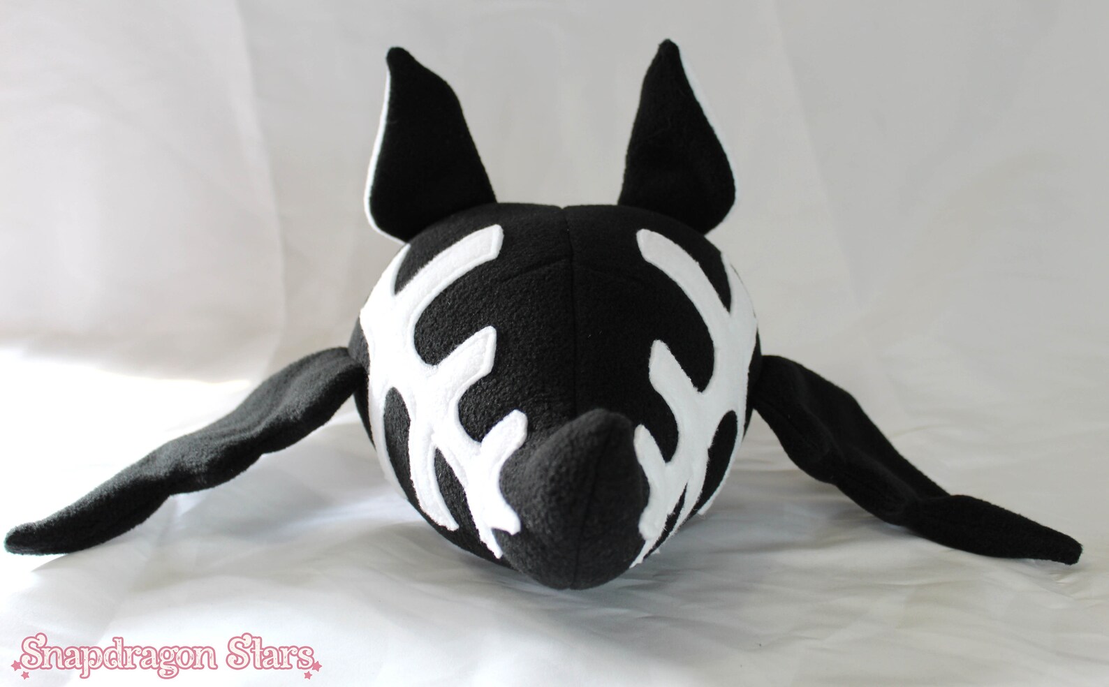 Skeleton Bat Plushie - Ready to Ship! - Halloween Plush Decor - Goth ...