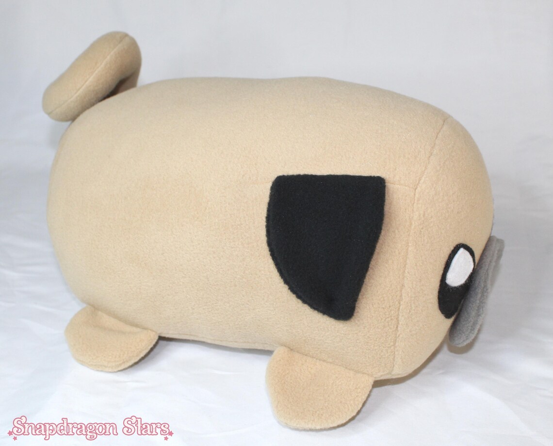Old Pug Plushie Soft Cuddly Puppy Plush Ready to Ship - Etsy