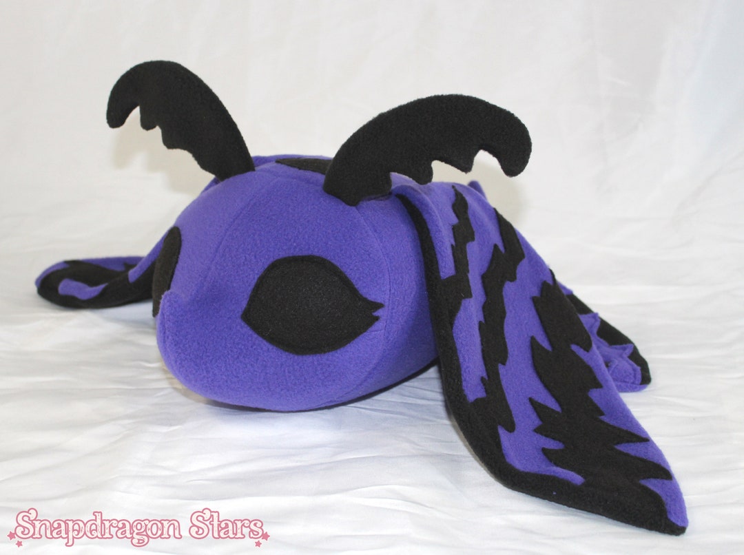 Purple & Black Death's Head Hawkmoth Plushie - Limited Edition Color ...