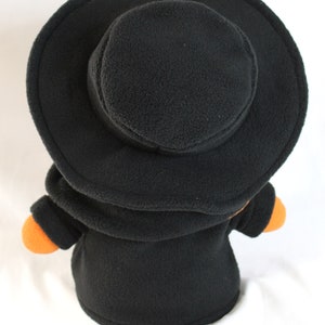 Plague Doctor Plushie - Black & Orange - Halloween Plush - Creepy Cute ...