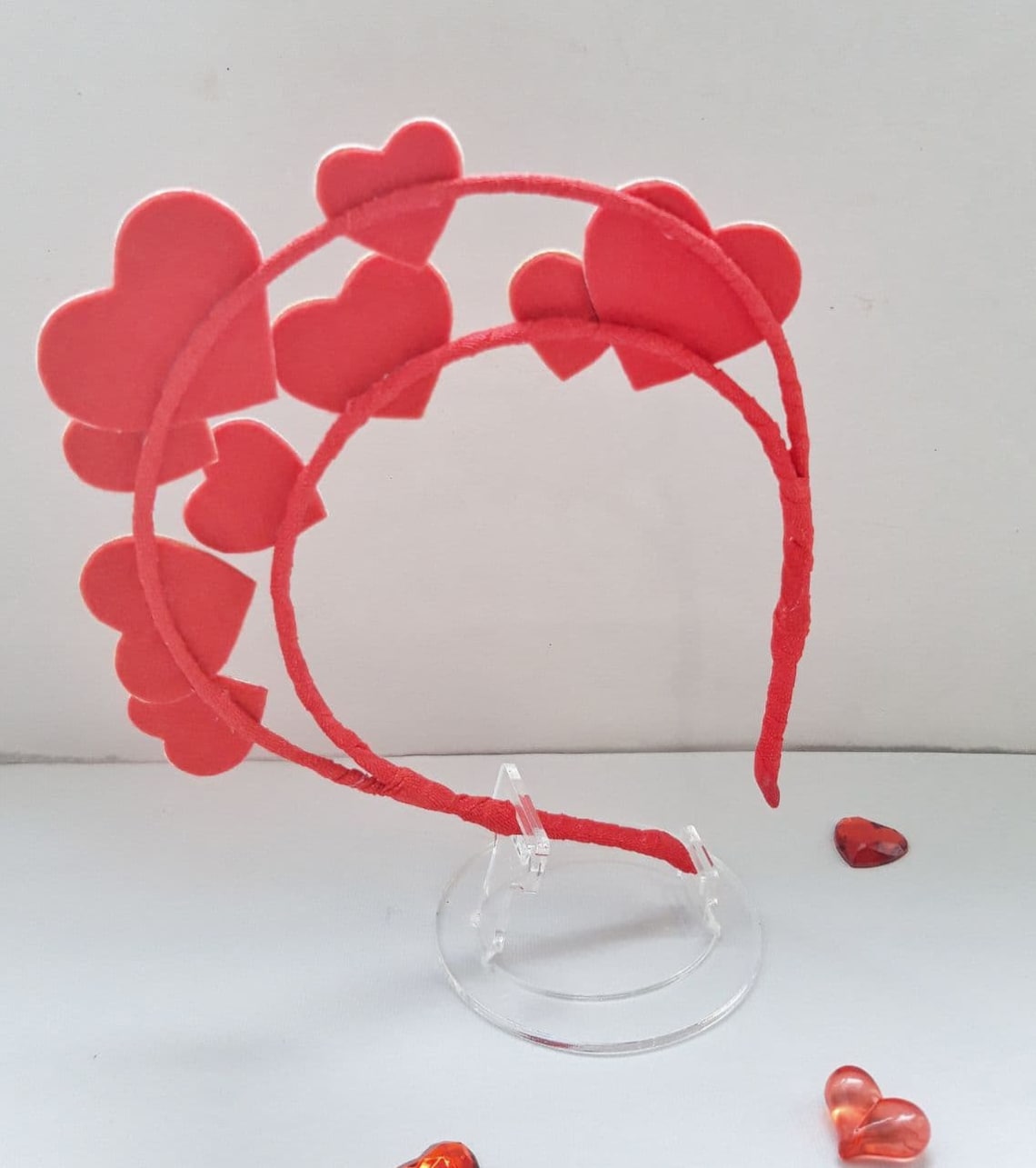 Queen of Hearts Headband, Hearts Tiara, Red Hearts Crown, Valentines ...