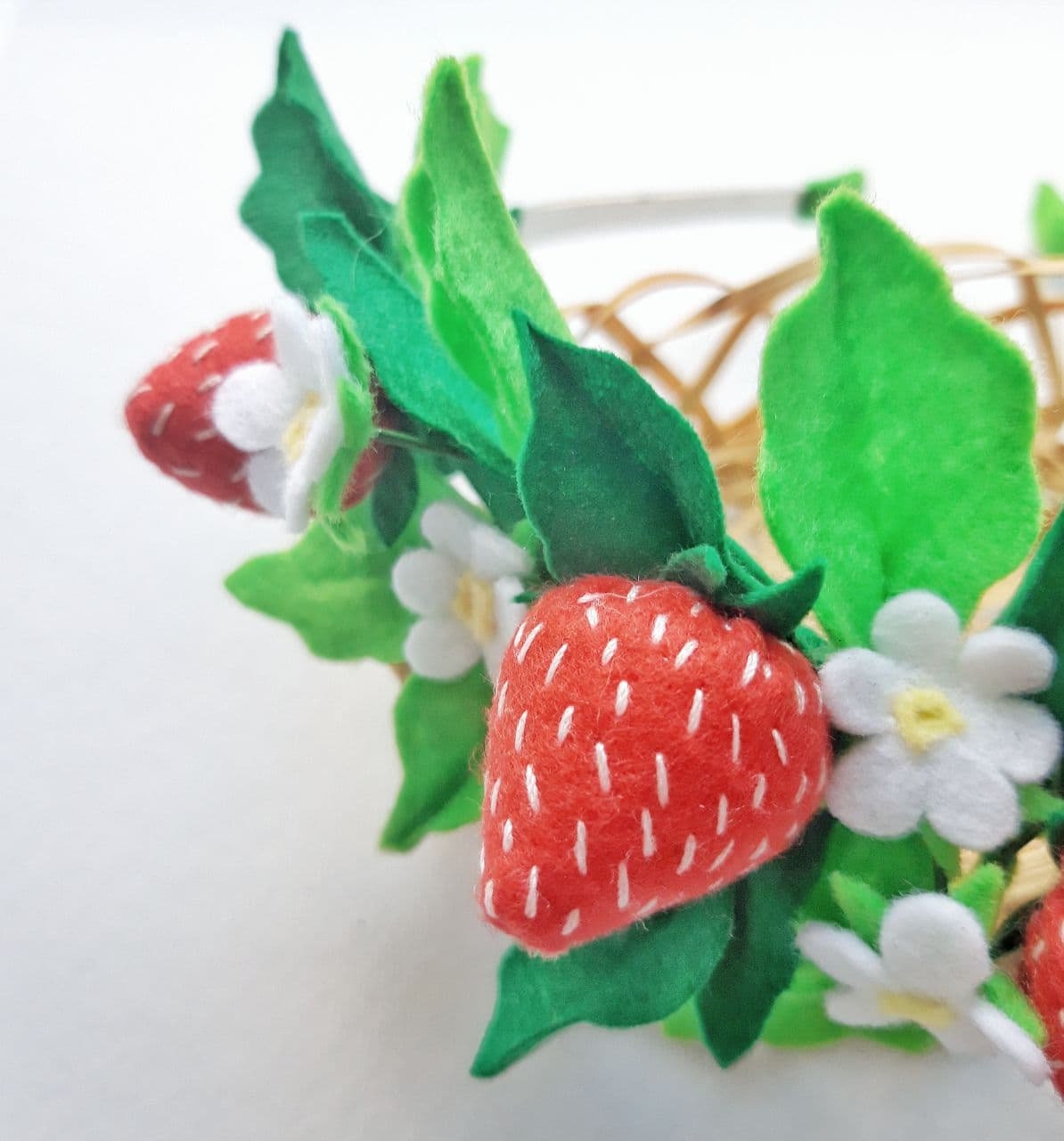 Strawberry Headband Strawberry Crown Headband With Red - Etsy