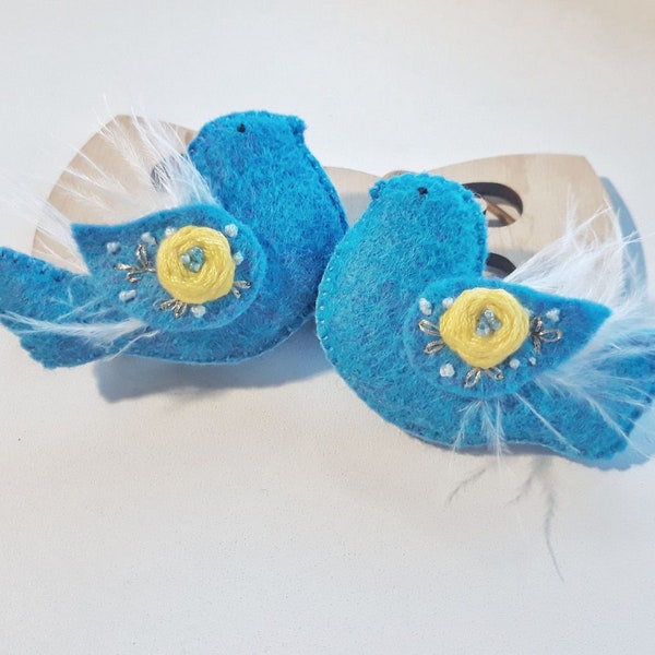 Bird Hair Clip - Etsy