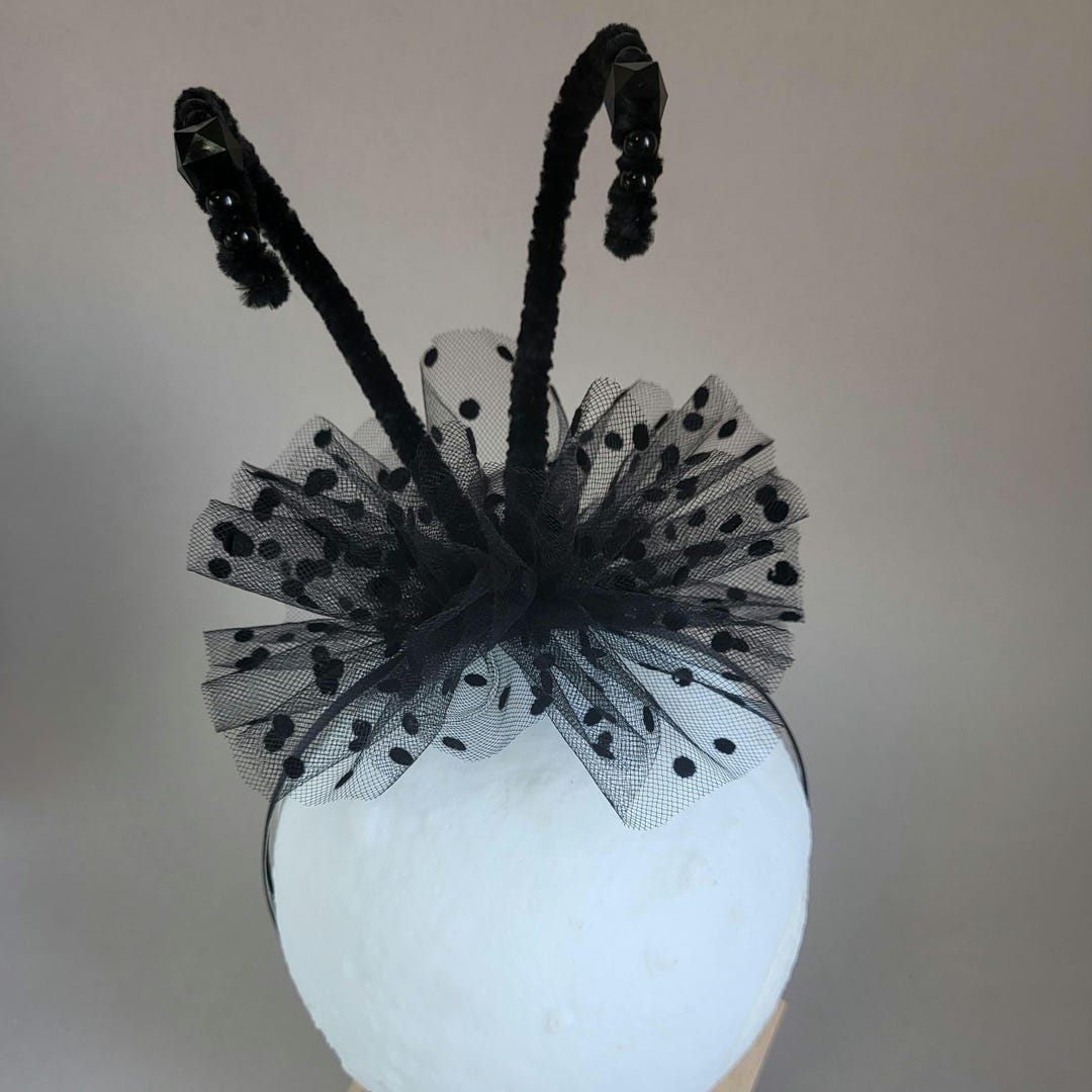 Black Insect Headdress, Black Beetle Costume, Fantastic Fly Hat, Insect ...