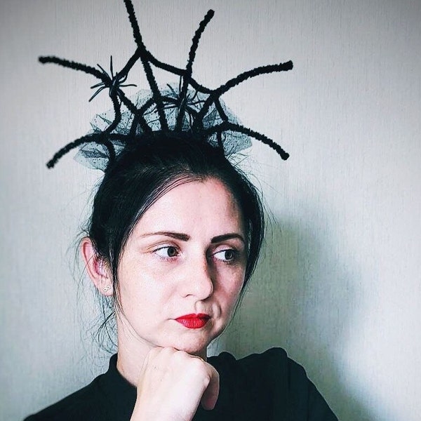 Spider Web Headband - Etsy