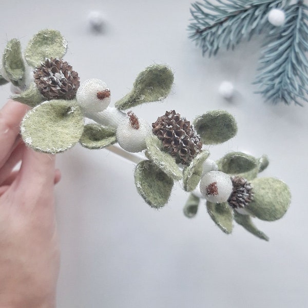 Mistletoe Headband - Etsy