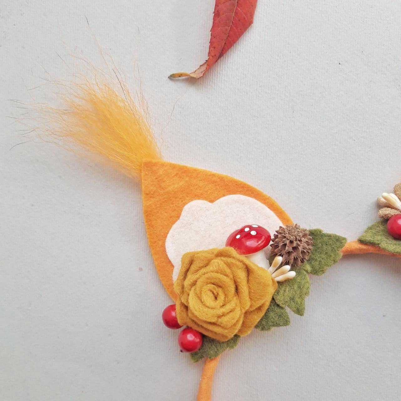 Woodland Headband, Squirrel Ears Headpiece, Squirrel Ears Flower Crown ...