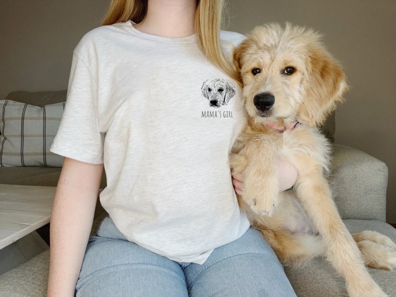 Custom Pet Portrait T-shirt Personalized Pet Shirt Made - Etsy