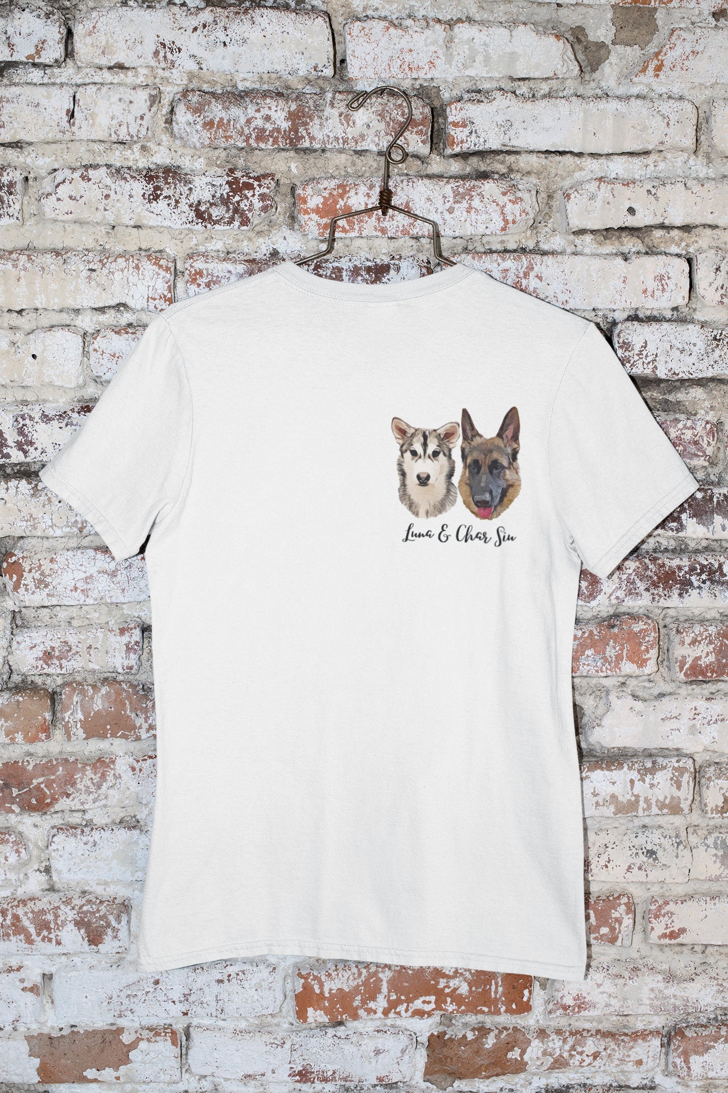 Custom Dog T-shirt UNISEX Pet Face T-shirt Personalized - Etsy