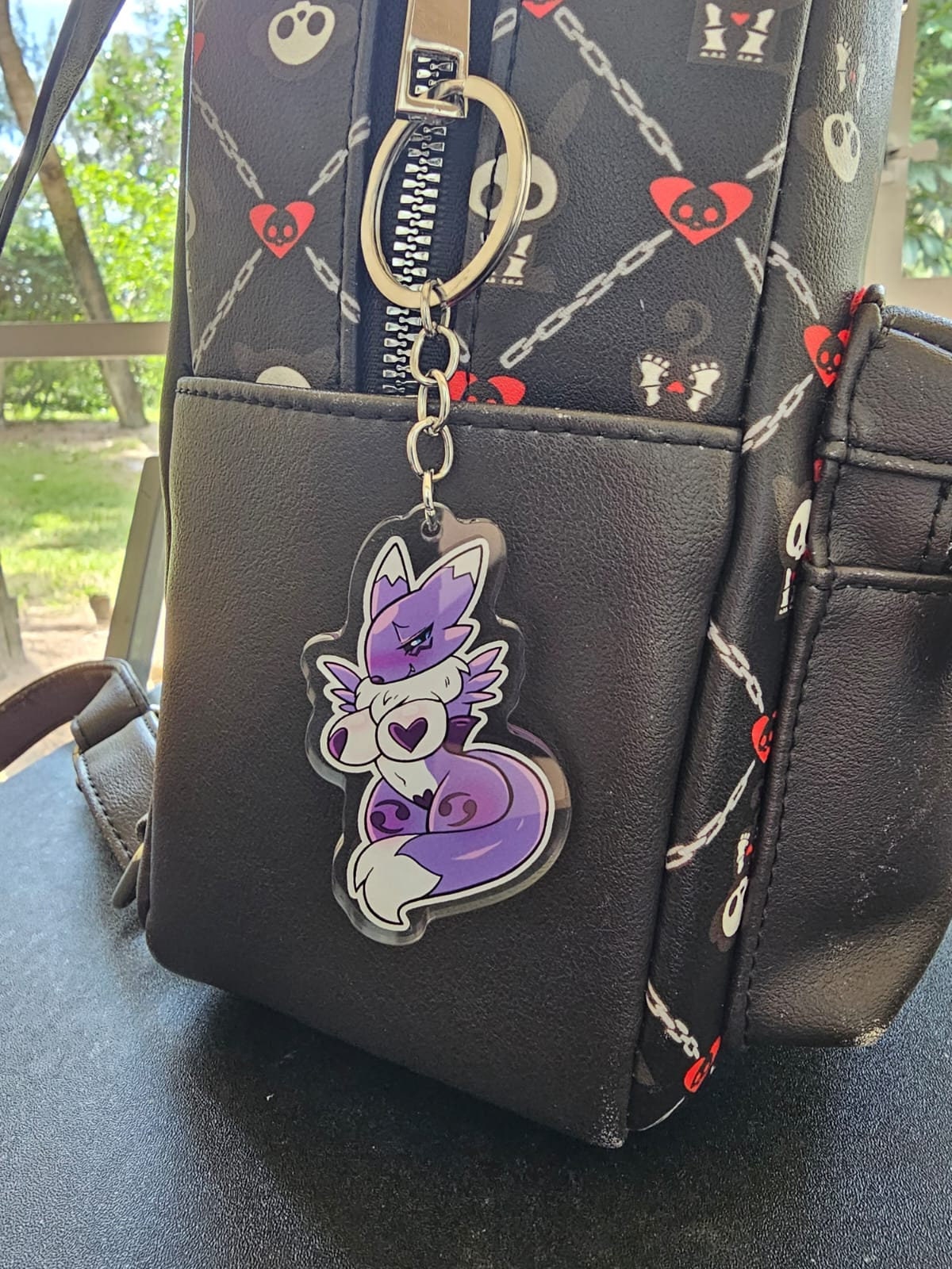 Sexy Purple Renamon Digimon Keychain - Etsy