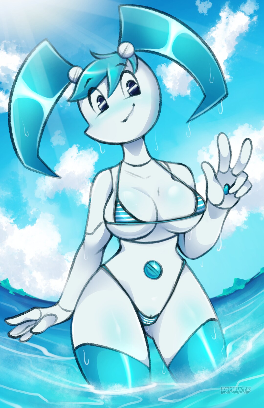 Sexy Jenny Wakeman XJ9 Bikini Print 11x17inch - Etsy