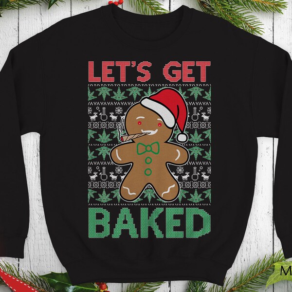 Marijuana Ugly Christmas Sweater - Etsy
